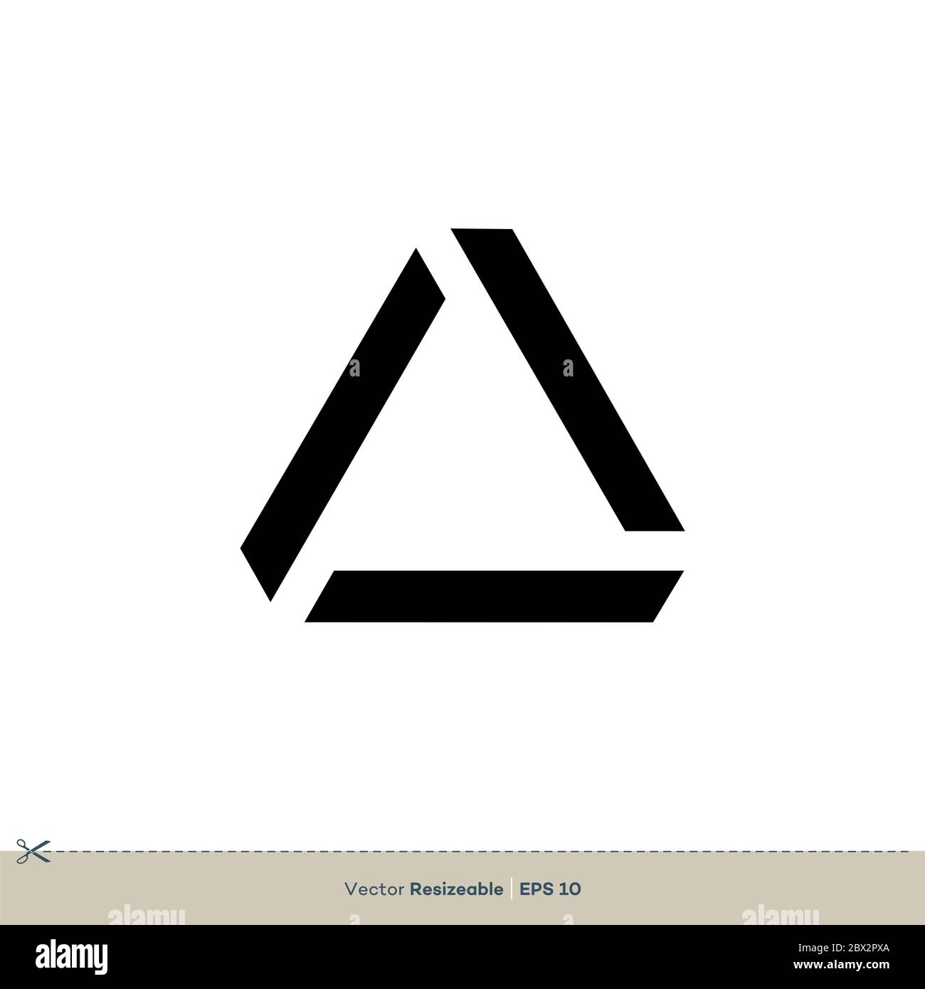 Triangle Trinity Vector Logo Template Illustration Design. Vector EPS ...