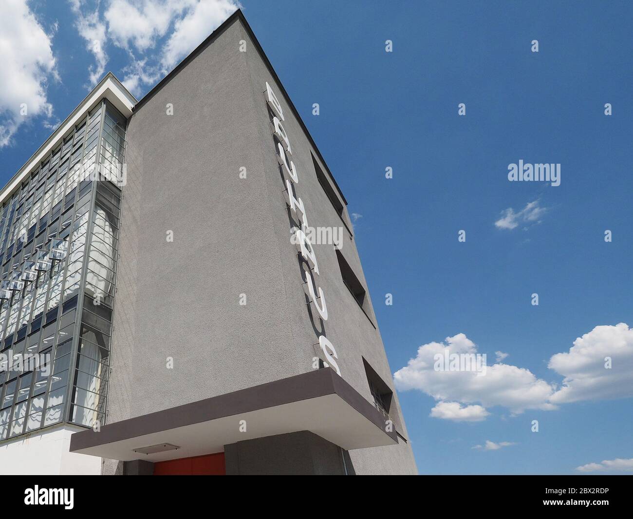 The bauhaus school in dessau designed by gropius in 1925 hi-res stock ...