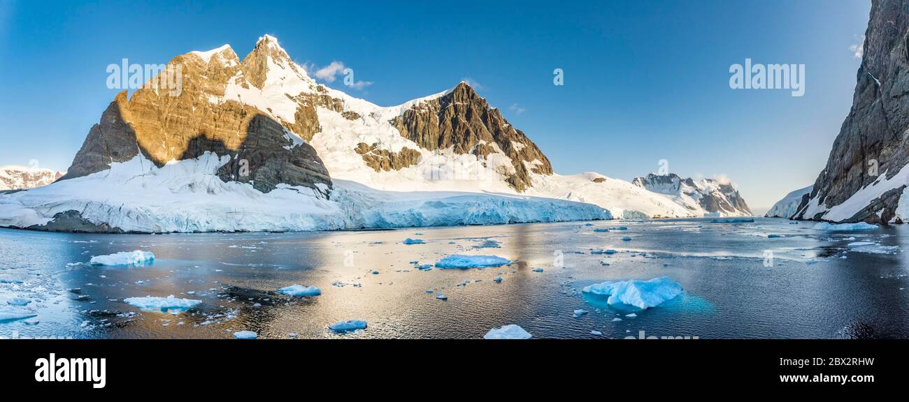 Antarctica, Southern Ocean, Antarctic Peninsula, Graham Land, panoramic ...
