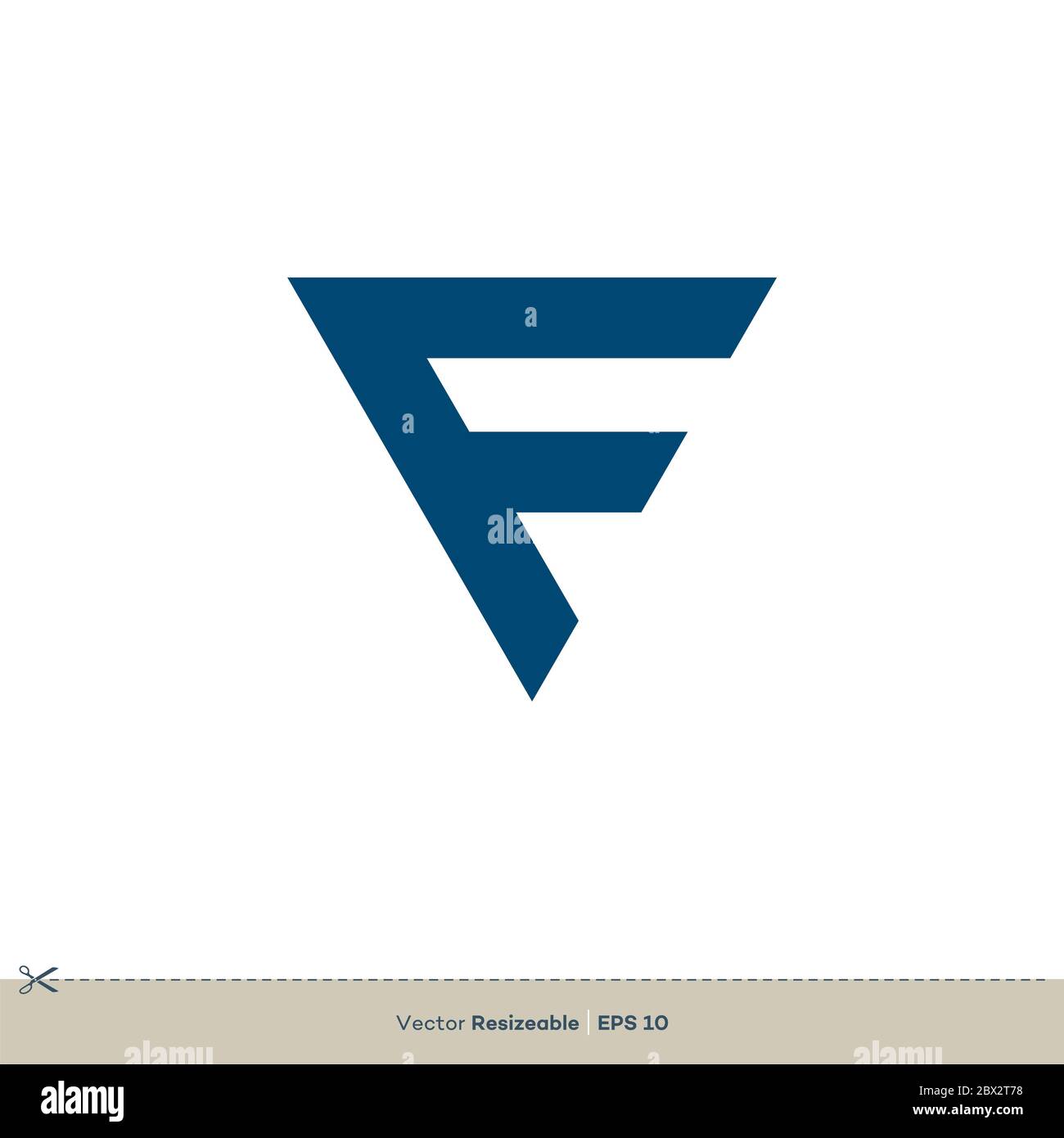 Letter F Vector Logo Template Illustration Design. Vector EPS 10 Stock ...