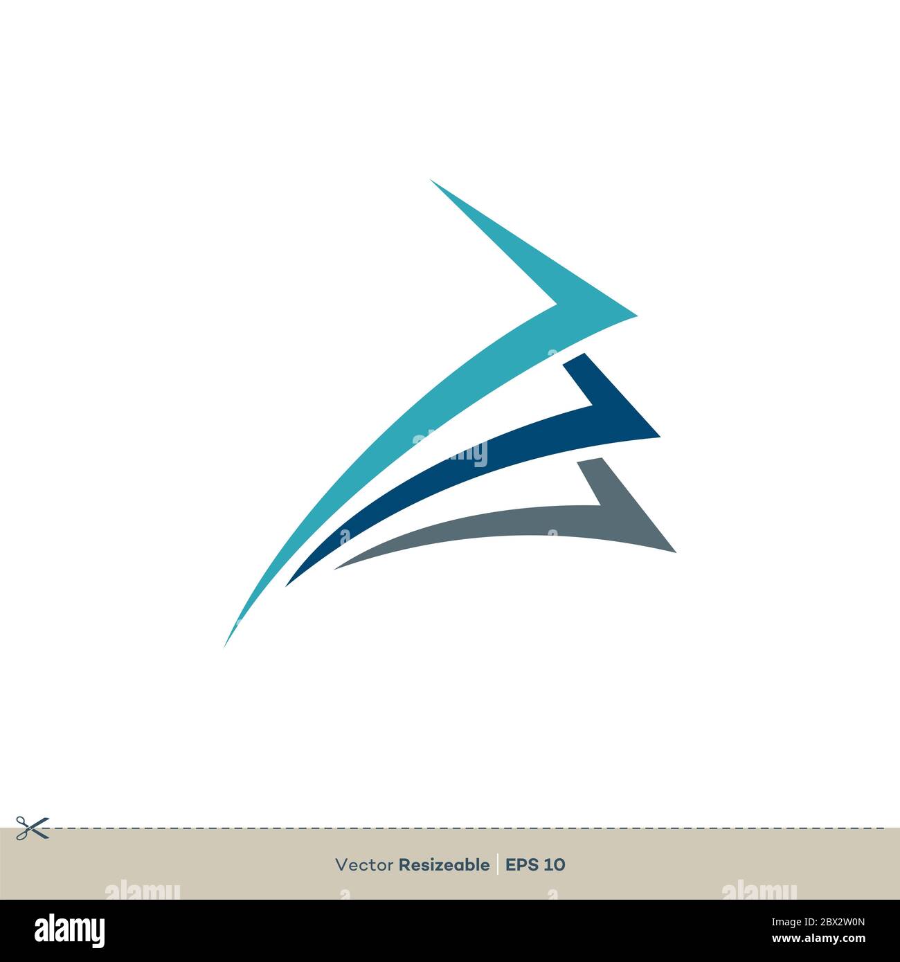 Blue Paper Tax Bookkeeping Vector Logo Template Illustration Design ...