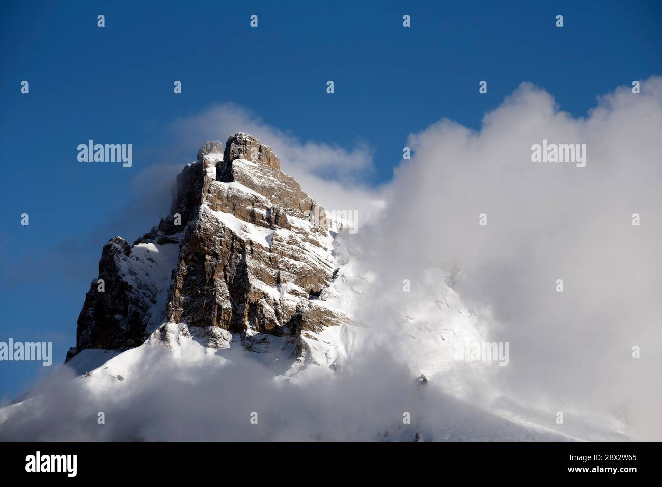 France, Haute Savoie, Alps, Aiguilles de Varan (Aiguille rouge 2636m ...