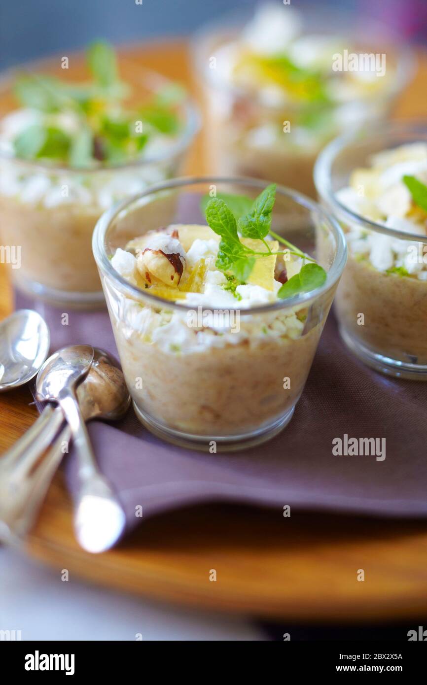 Banana eton mess Stock Photo - Alamy