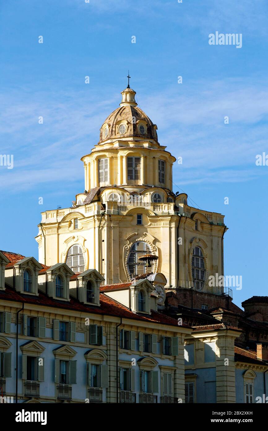 Italy, Piedmont, Turin, province, Turin, Piazza Castelo, San Lorenzo ...