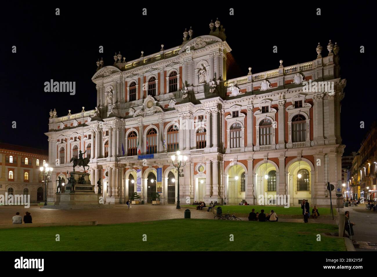 Italy, Piedmont region, Turin province, Turin, Piazza Carlo Alberto ...