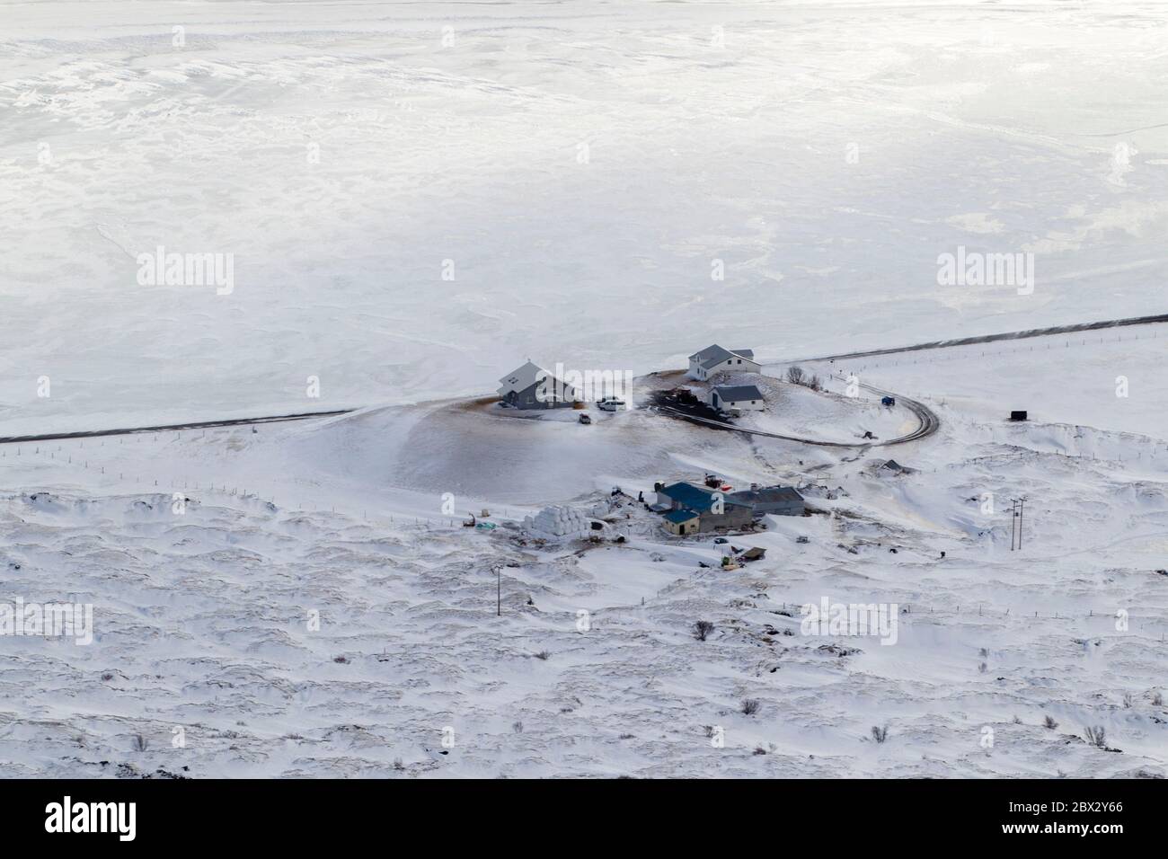 Iceland isolated house snow hi-res stock photography and images - Alamy