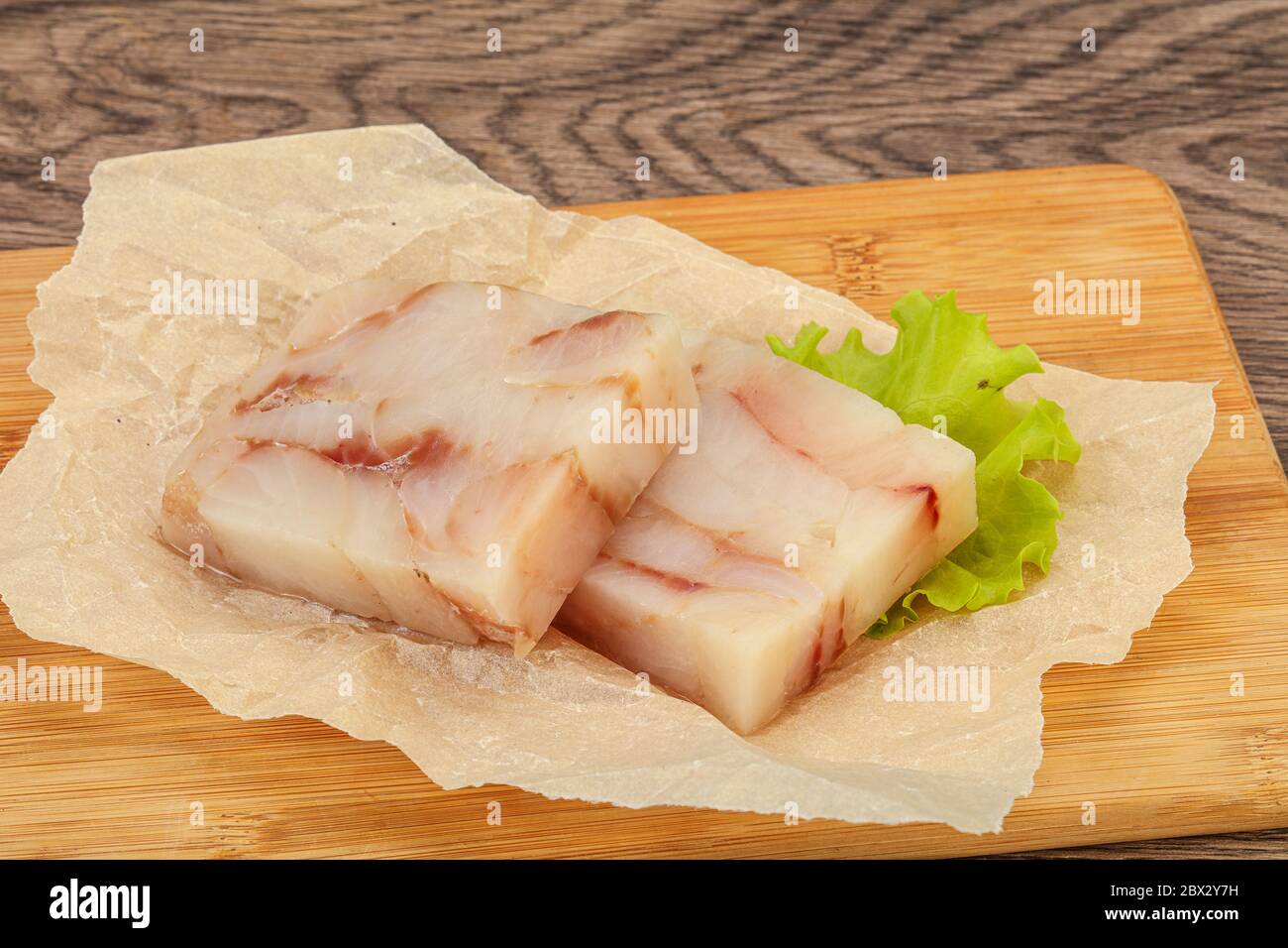 Raw dietary pollock fish fillet for cooking Stock Photo - Alamy