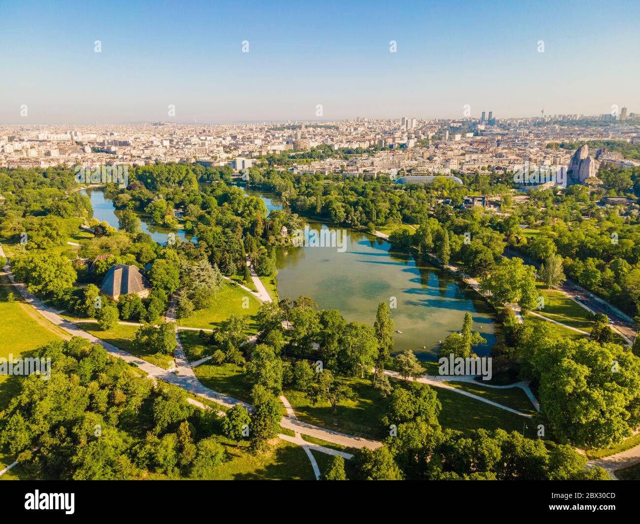 Bois de vincennes aerial hi-res stock photography and images - Alamy