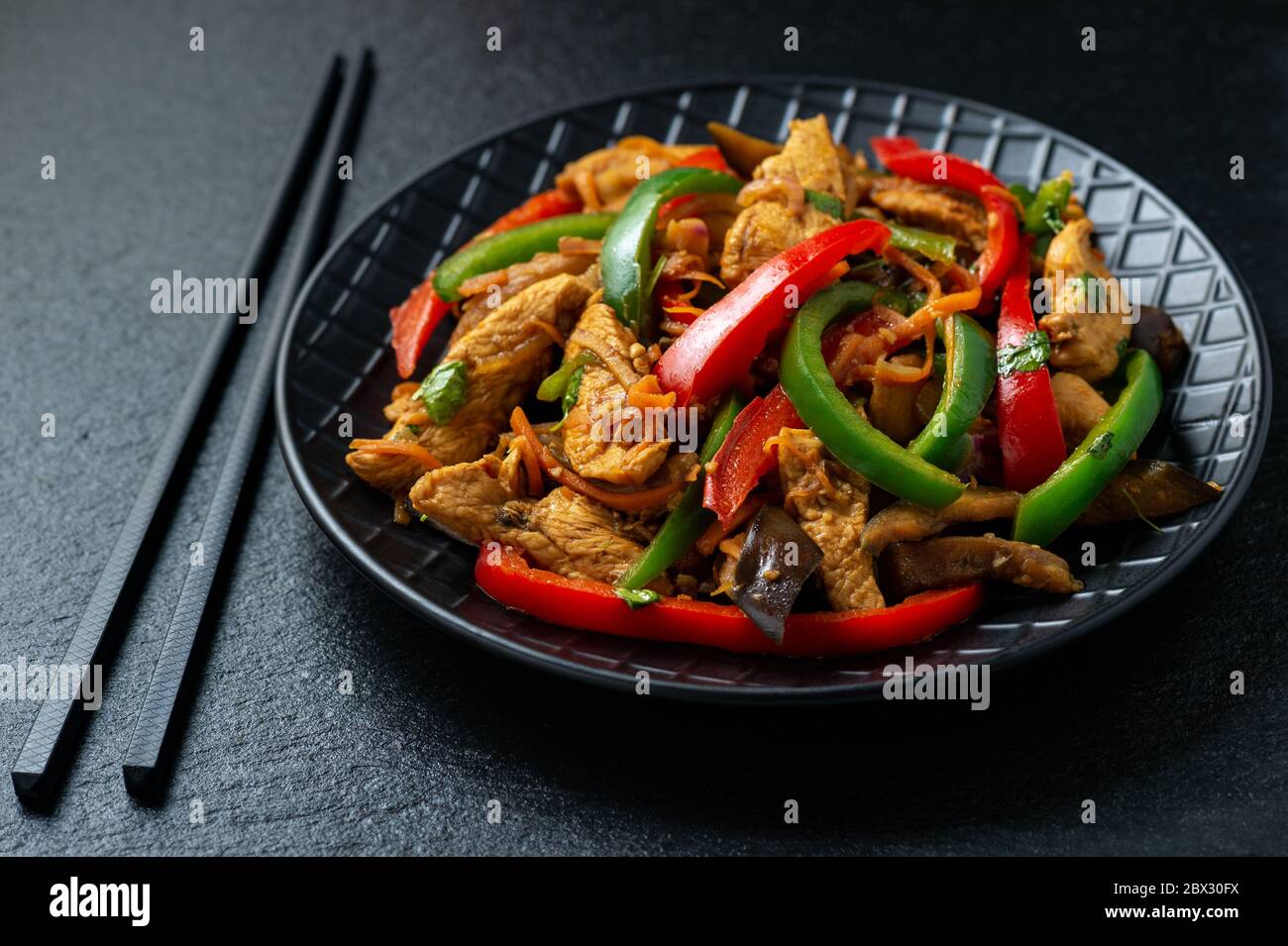 Gourmet dish fried chicken hi-res stock photography and images - Alamy