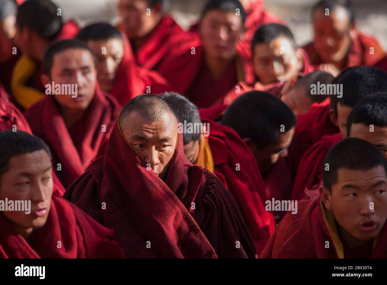 Monks from tibet hi-res stock photography and images - Alamy