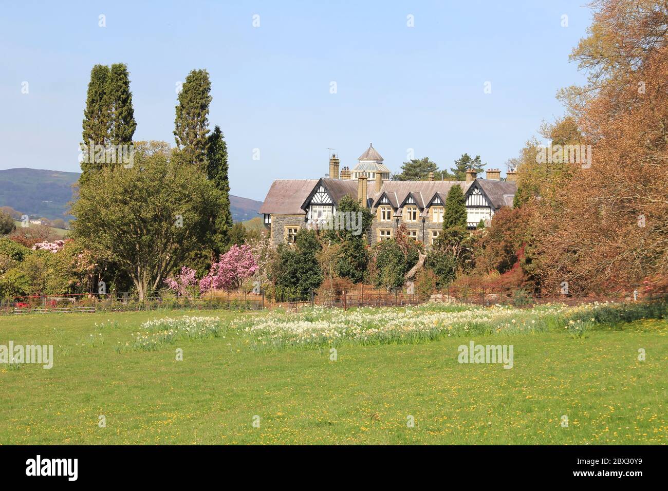Bodnant Garden in Wales, United Kingdom Stock Photo - Alamy