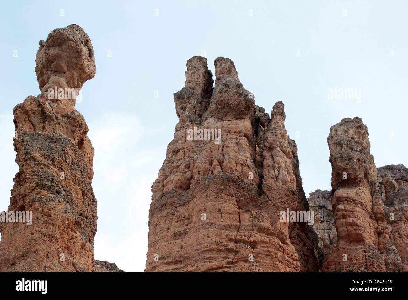 rocks eroded from wind erosion Stock Photo - Alamy