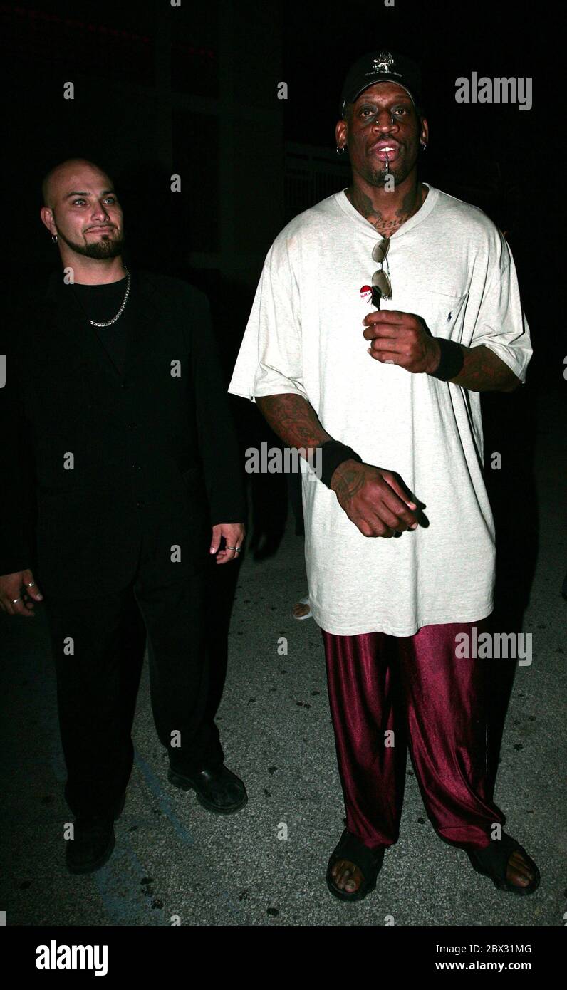 Miami Beach, U.S.A. 19th Sep, 2005. Dennis Rodman @ Top Miami Night ...
