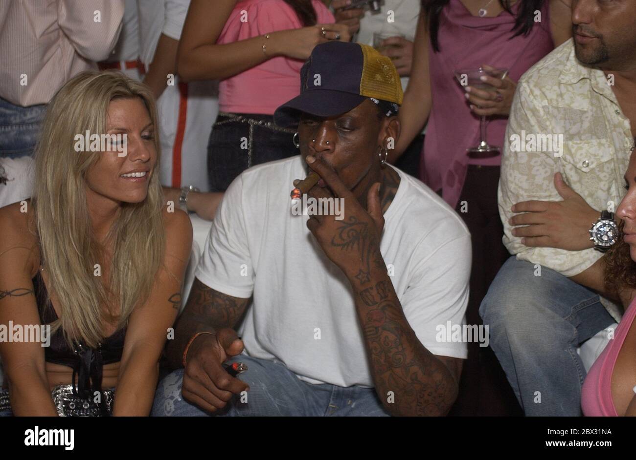 MIAMI BEACH, FL - JANUARY 19: (EXCLUSIVE COVERAGE) Dennis Rodman ...