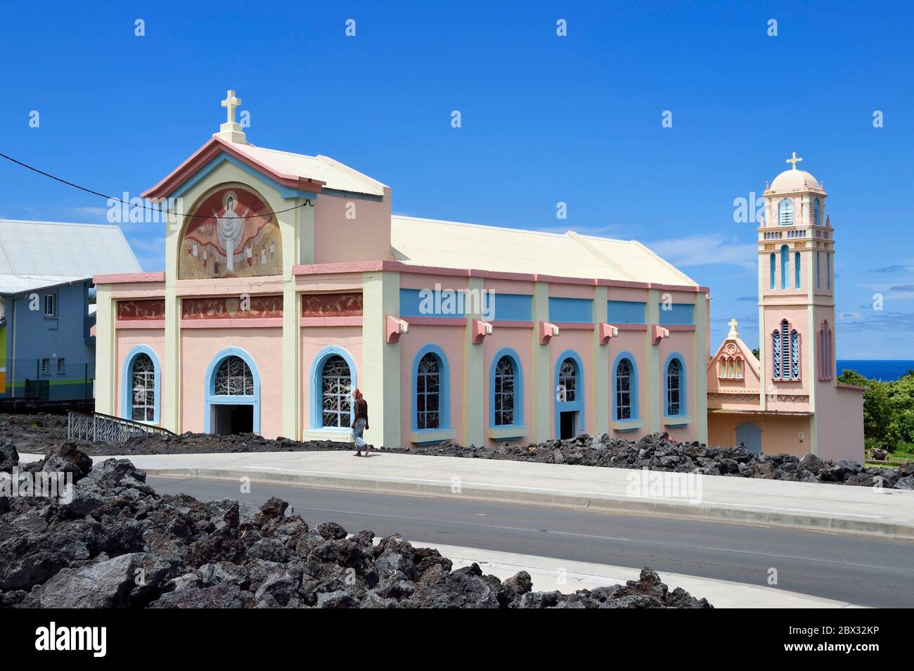 France, Reunion island (French overseas department), the Notre-Dame-des ...