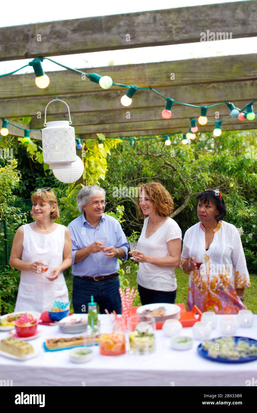 Dinner back from vacation Stock Photo - Alamy