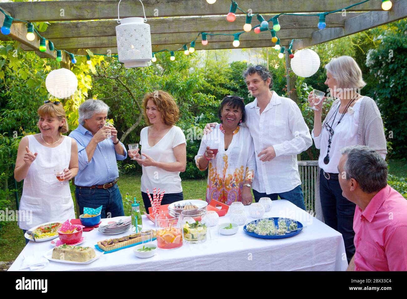 Dinner back from vacation Stock Photo - Alamy