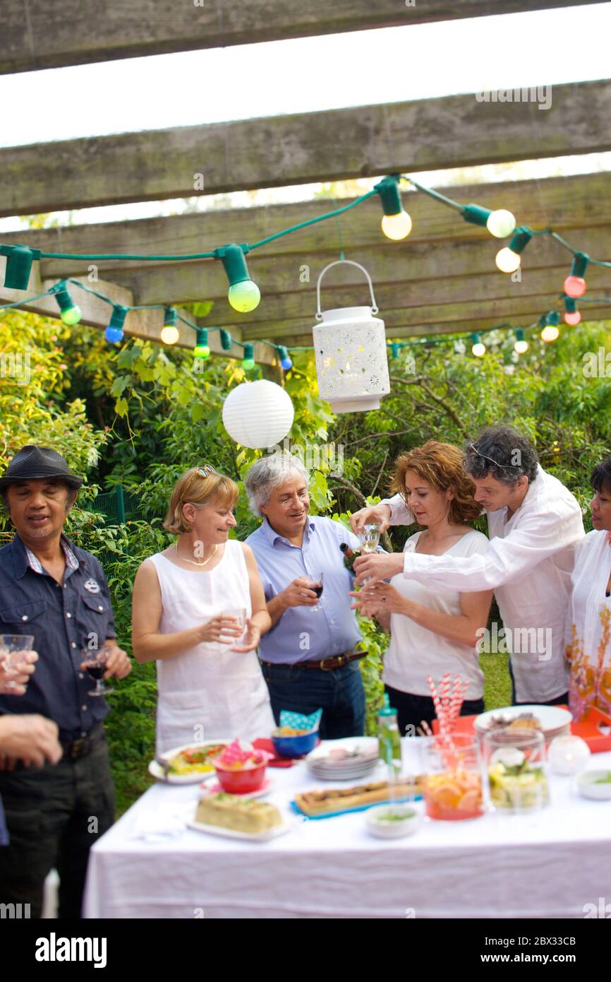 Dinner back from vacation Stock Photo - Alamy