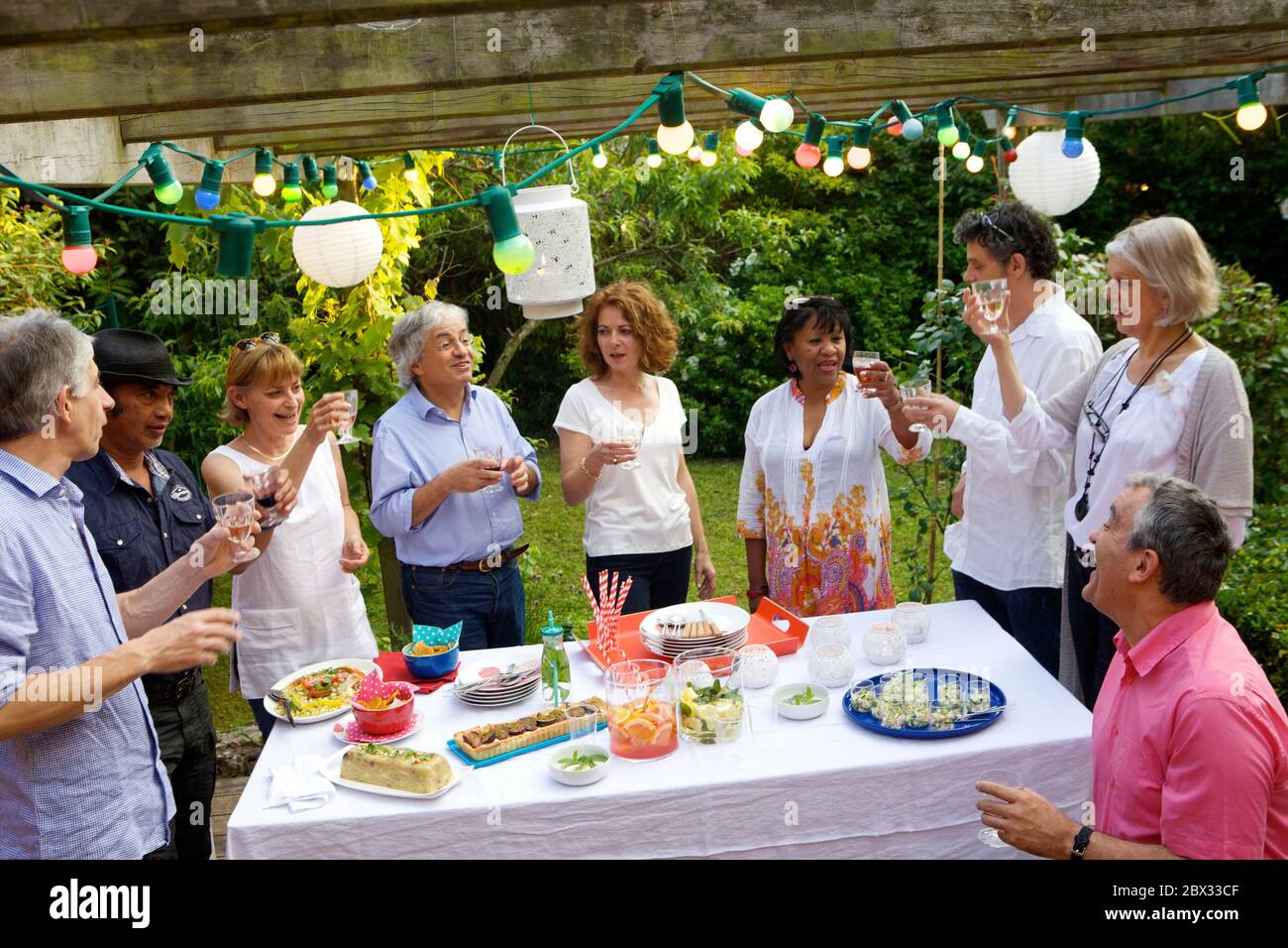 Dinner back from vacation Stock Photo - Alamy