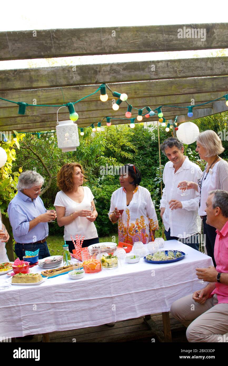 Dinner back from vacation Stock Photo - Alamy