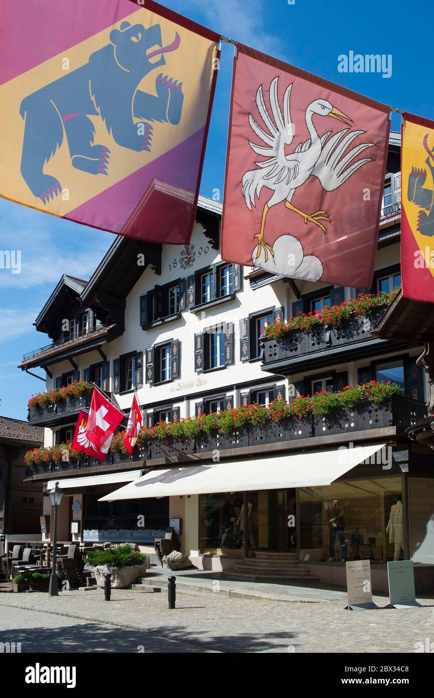 Switzerland train gstaad hi-res stock photography and images - Alamy