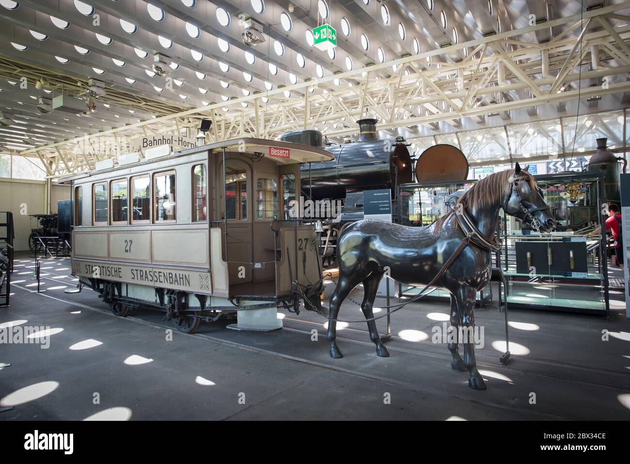 Switzerland, Lucerne, the transport museum, railway sector, the ...