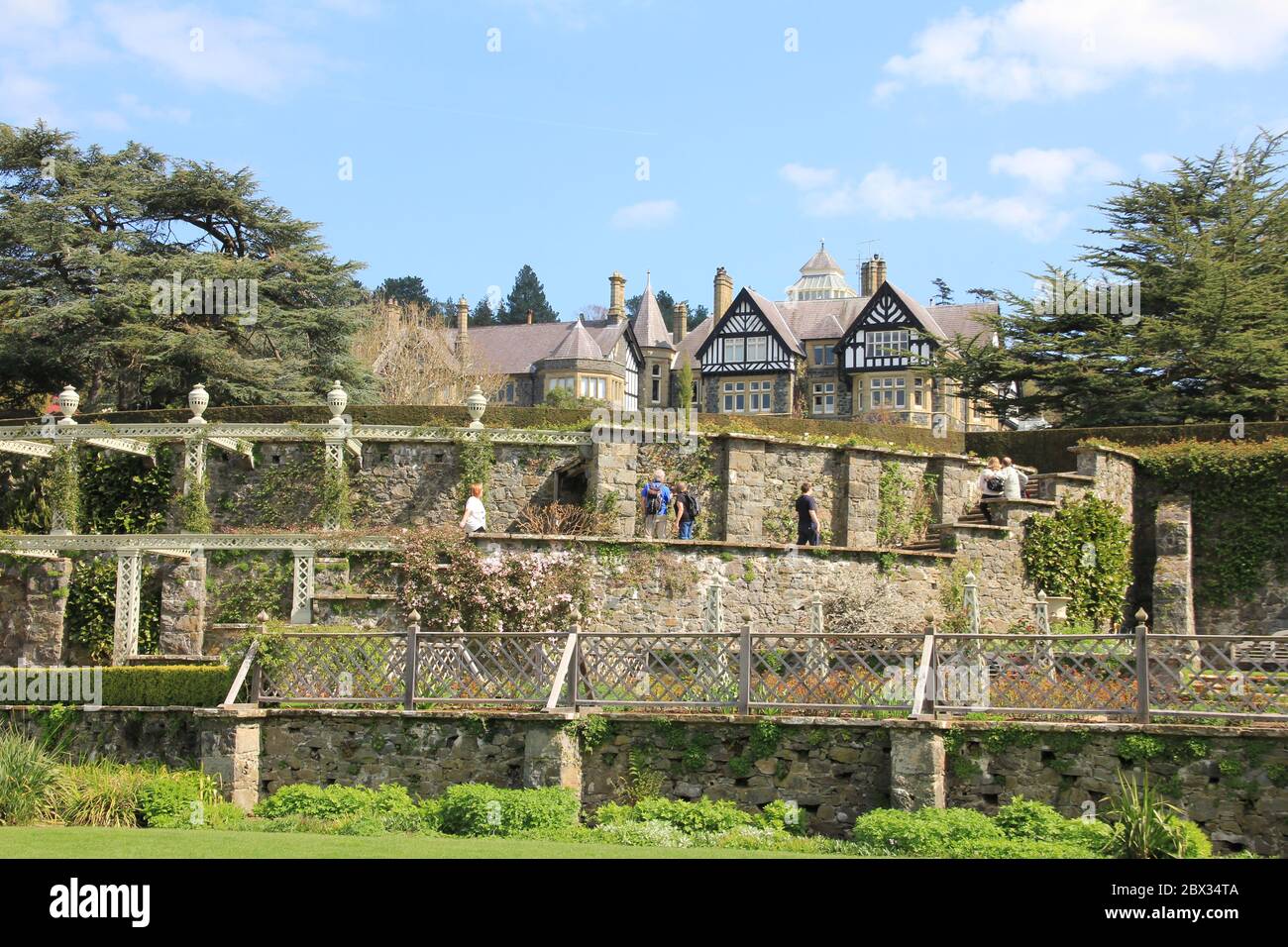 National trust bodnant garden hi-res stock photography and images - Alamy
