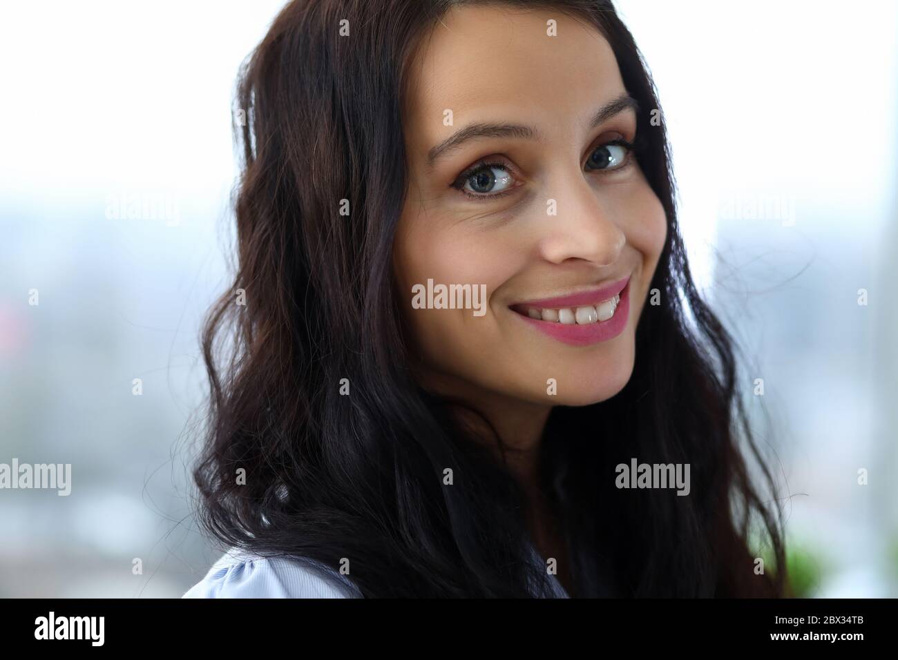 Pretty lady with perfect appearance Stock Photo - Alamy