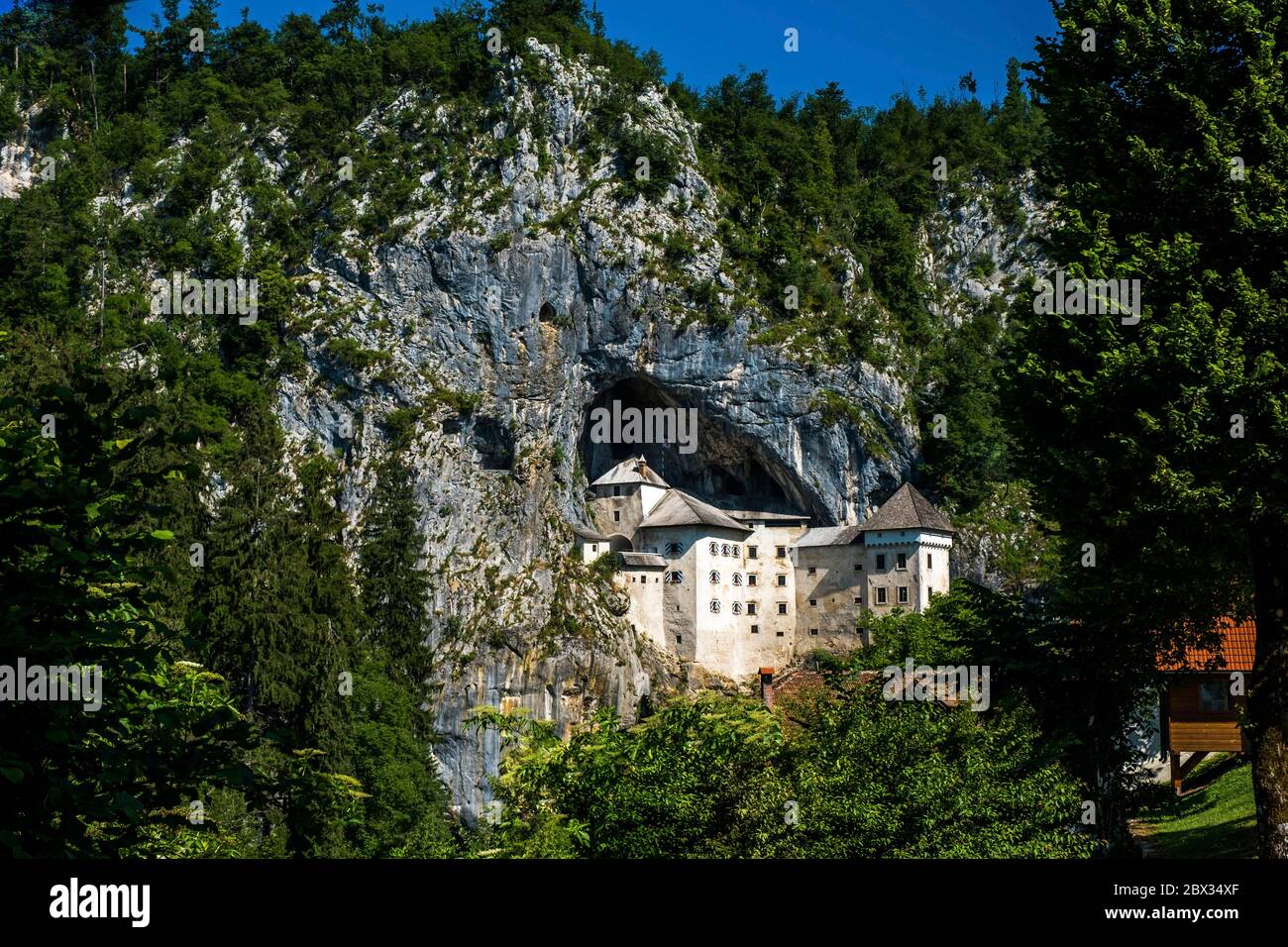 Slovenia, Postojna, medieval troglodyte castle of Predjama, 13th ...
