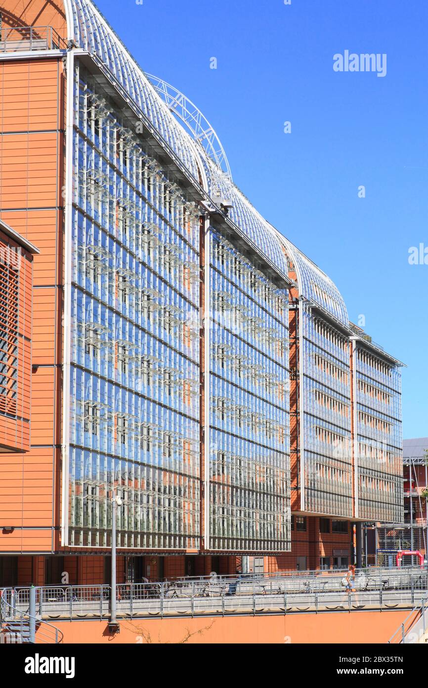 France, Rhone, Lyon, Cité Internationale designed by Renzo Piano and ...