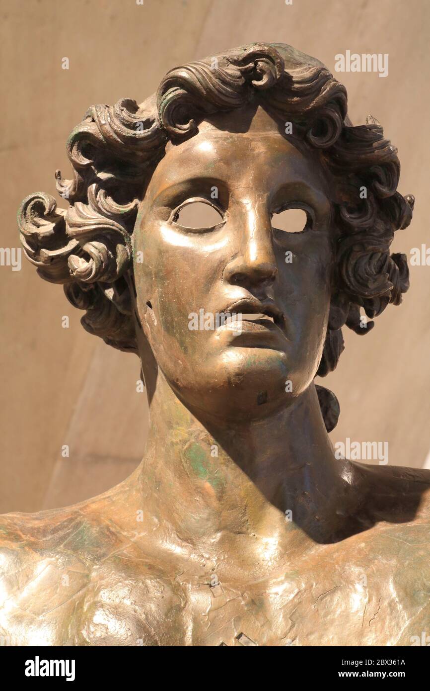 France, Rhone, Lyon, Fourviere hill, Lugdunum, museum of the Gallo ...