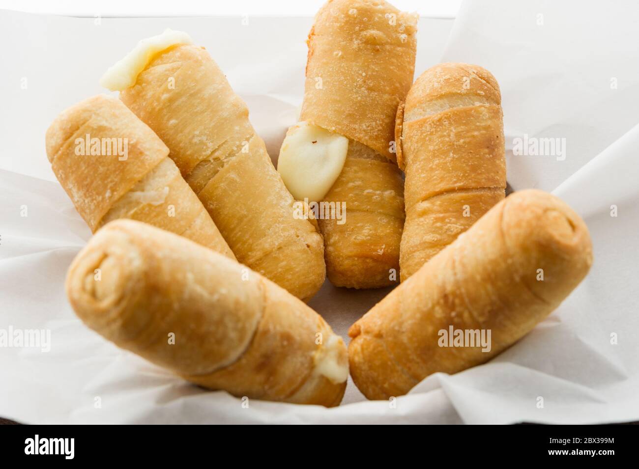 Tequeños authentic original Venezuelan appetizer. Deep fried filled ...