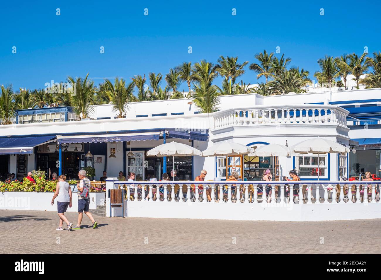 Spain, Canary islands, Lanzarote island, Puerto Calero tourist resort ...