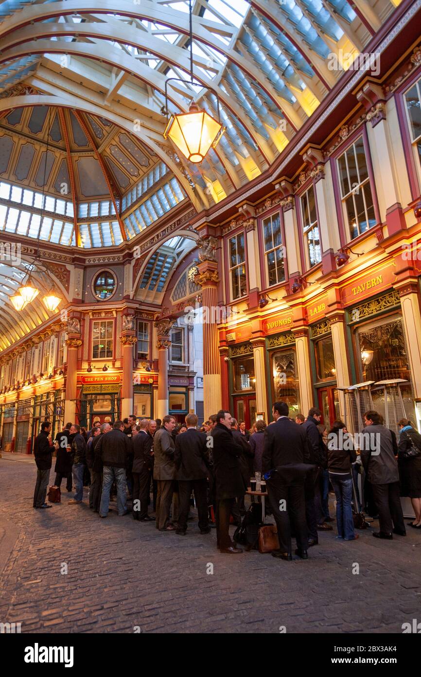 Leadenhall Market, London, England, UK Stock Photo - Alamy