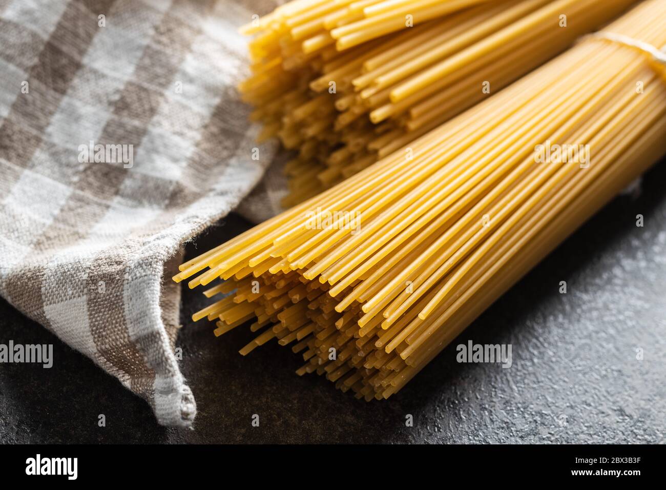 Penne raw italian pasta hi-res stock photography and images - Alamy