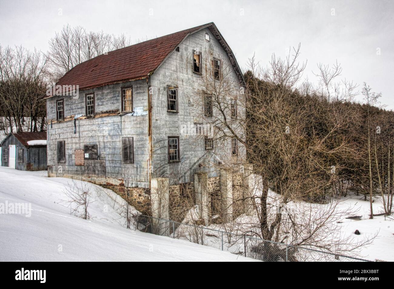 A View of Bells Grist Mill in Ontario, Canada Stock Photo - Alamy