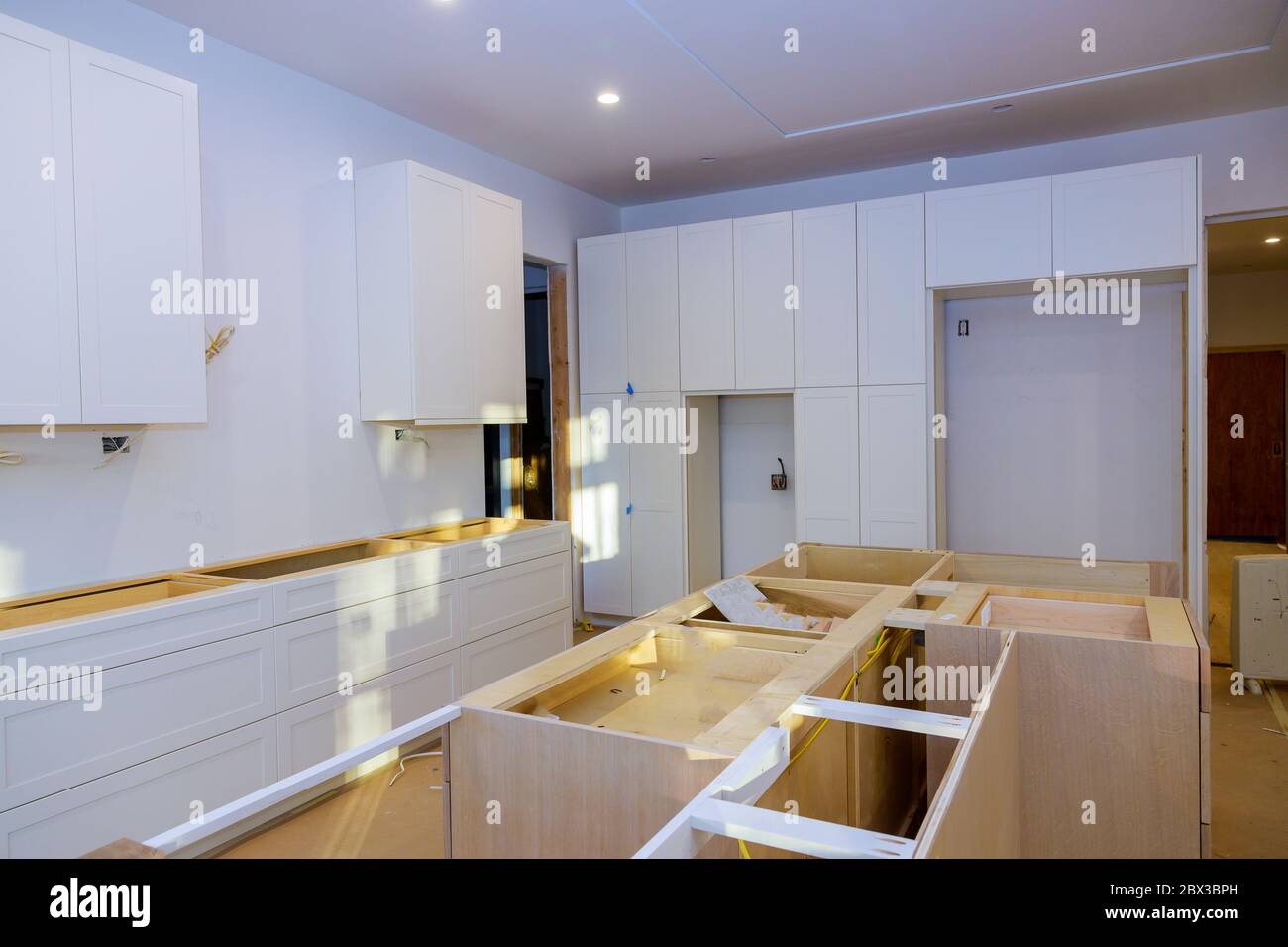 Home improvement installed in a new kitchen of installation base ...