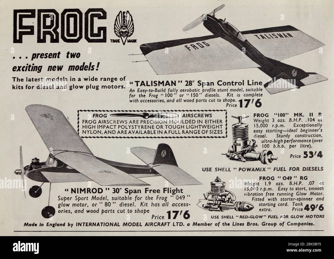 Frog model aircraft hi-res stock photography and images - Alamy