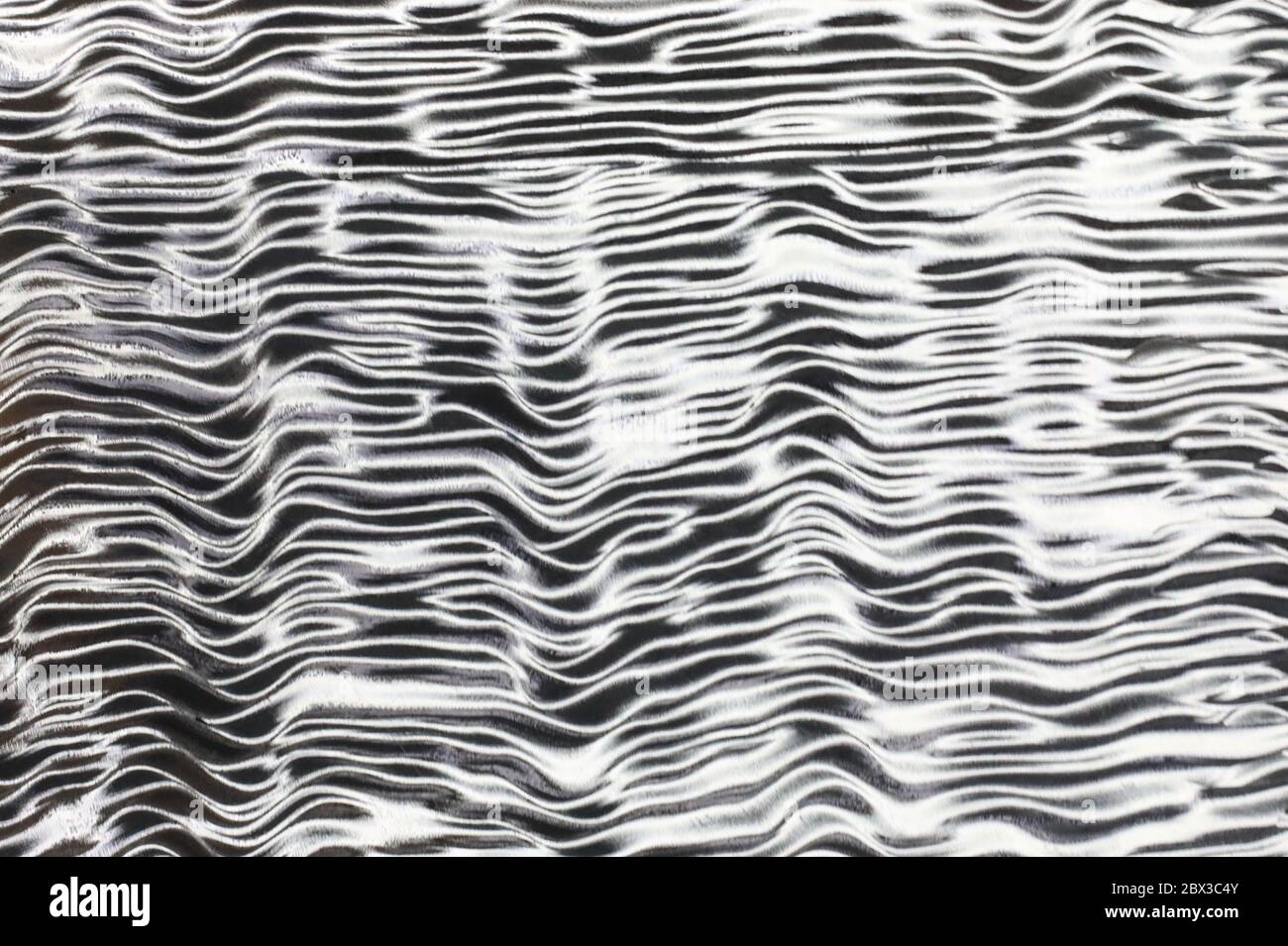 Abstract silver wave pattern, full frame Stock Photo - Alamy