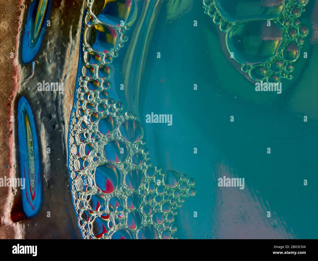 Colourful bubbles still=life symbolising the myriad patterns of human ...