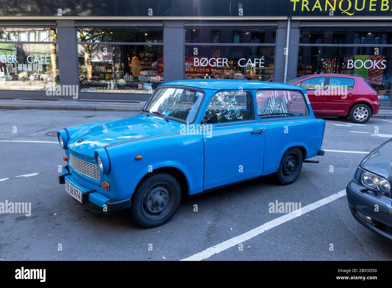 Blue trabant 601 universal sonderwunsch hi-res stock photography and ...