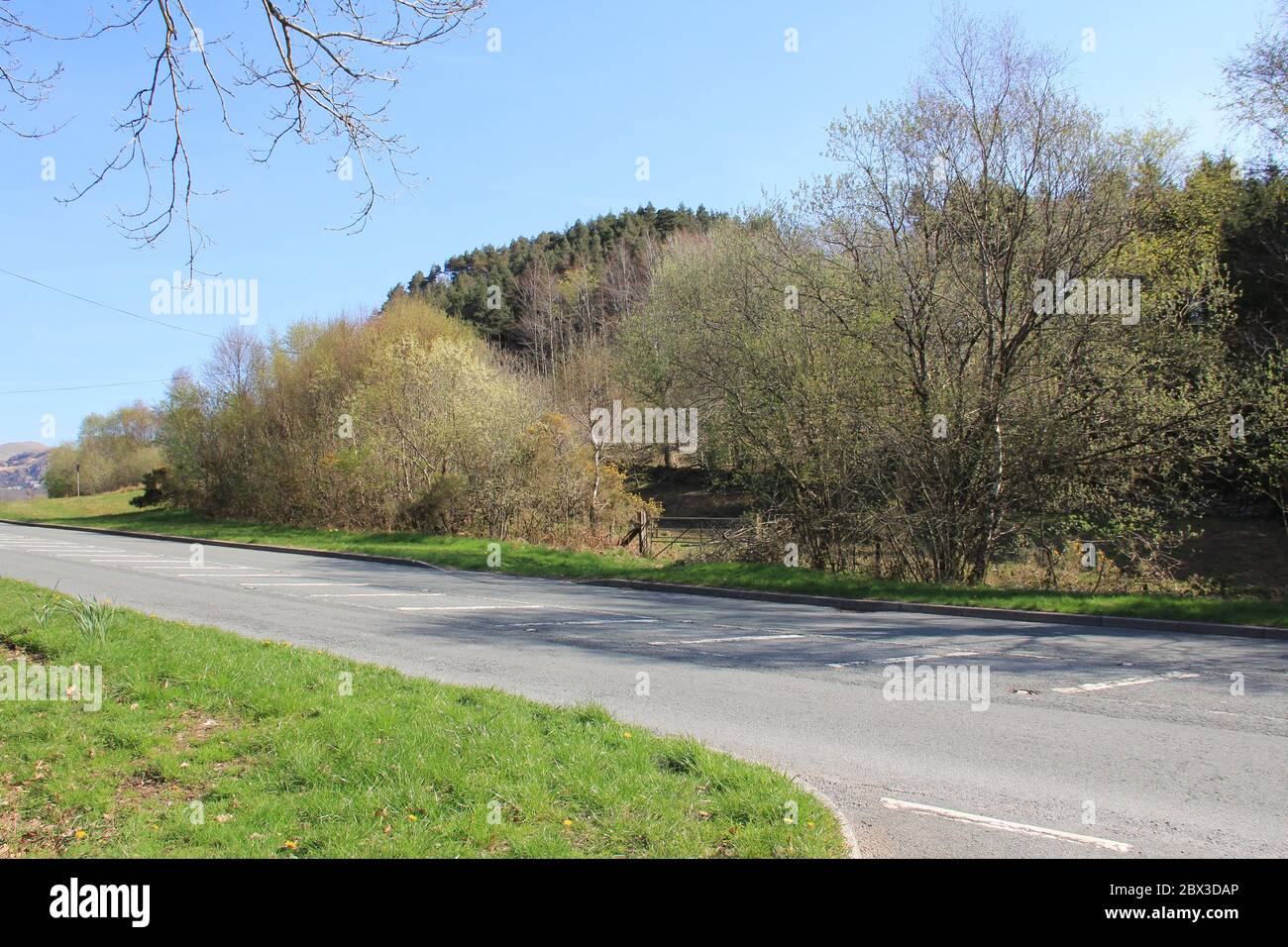 The backroads of NorthWales Stock Photo - Alamy