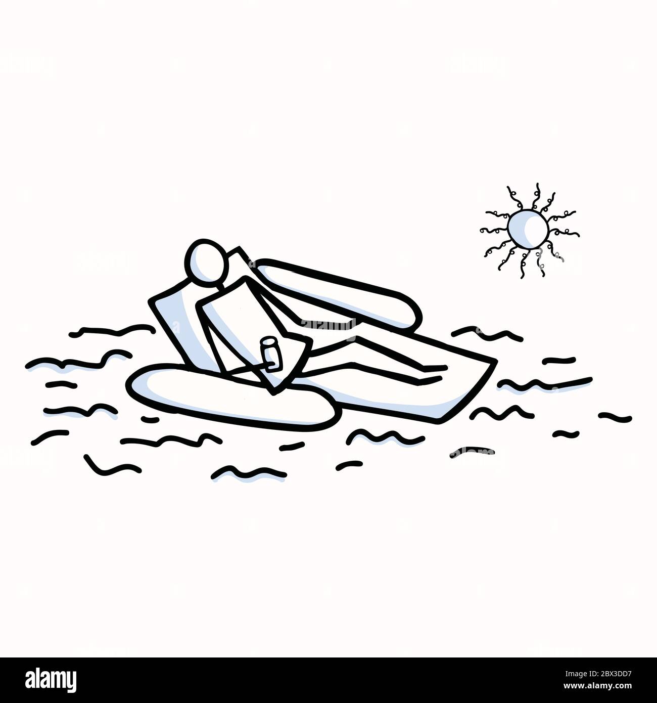 Floating Stick Drawing