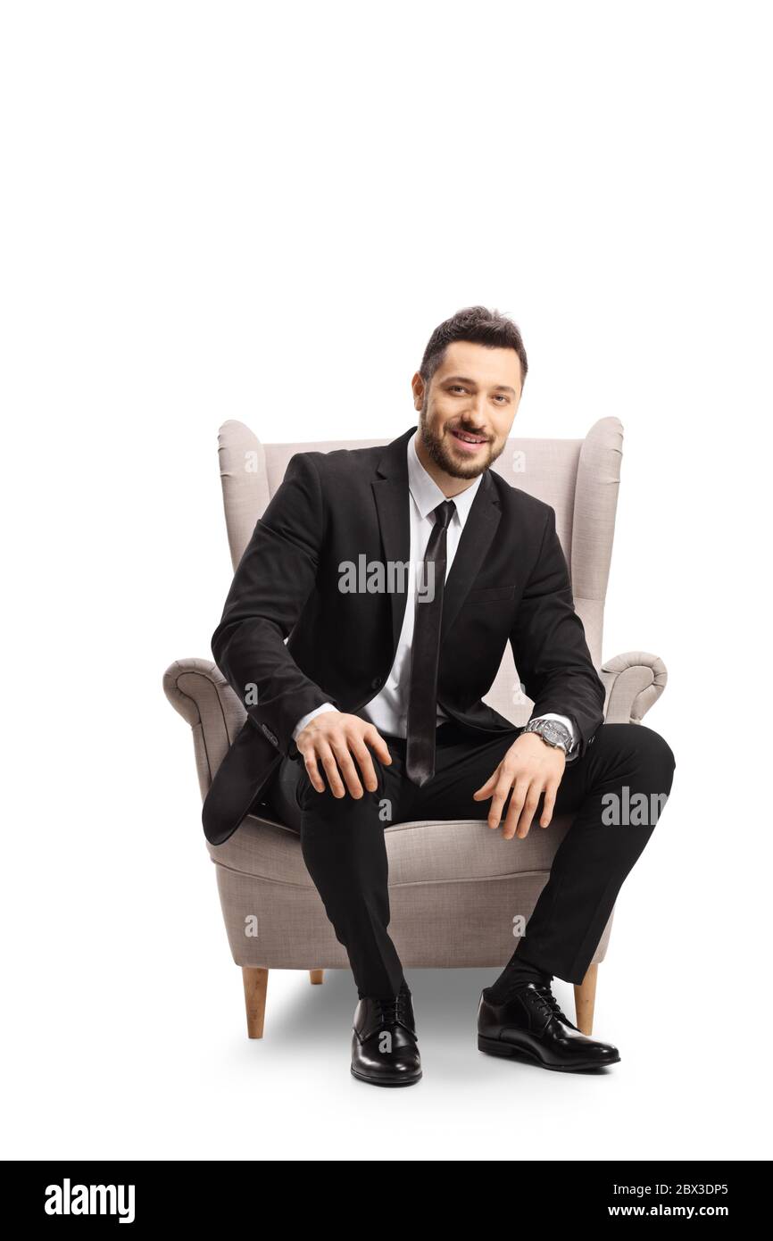 Sitting suit hi-res stock photography and images - Alamy