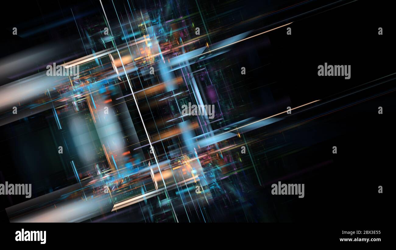 Abstract fractal illustration for creative design looks like modern ...