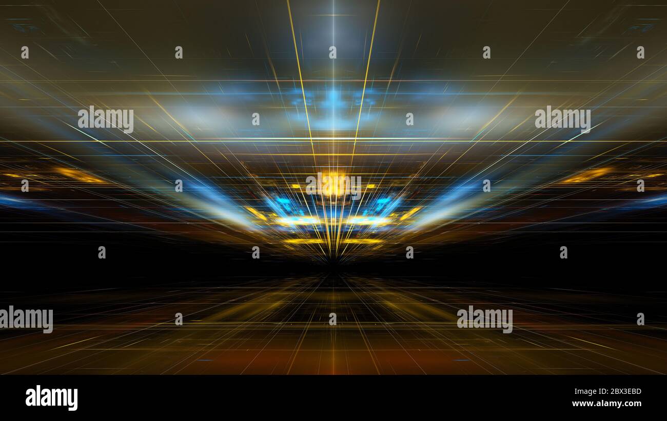 Abstract fractal illustration for creative design looks like modern ...