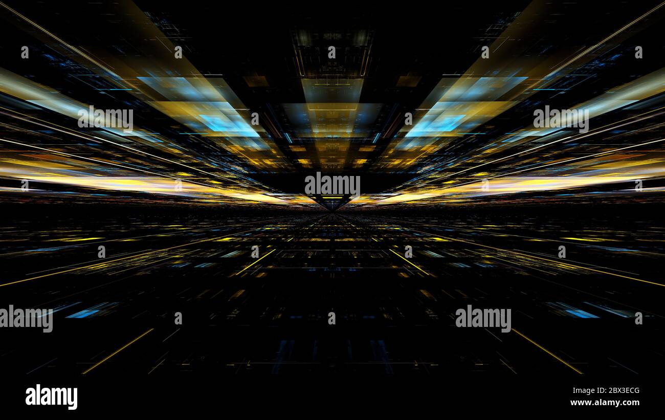 Abstract fractal illustration for creative design looks like modern ...