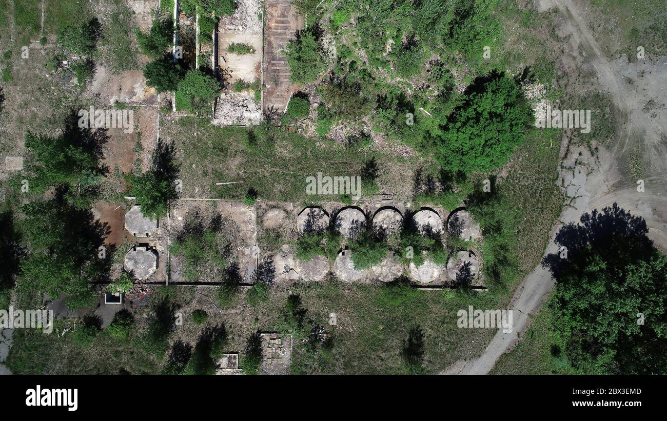 Aerial view of the remains of the Hercules Parlin plant in Sayreville ...