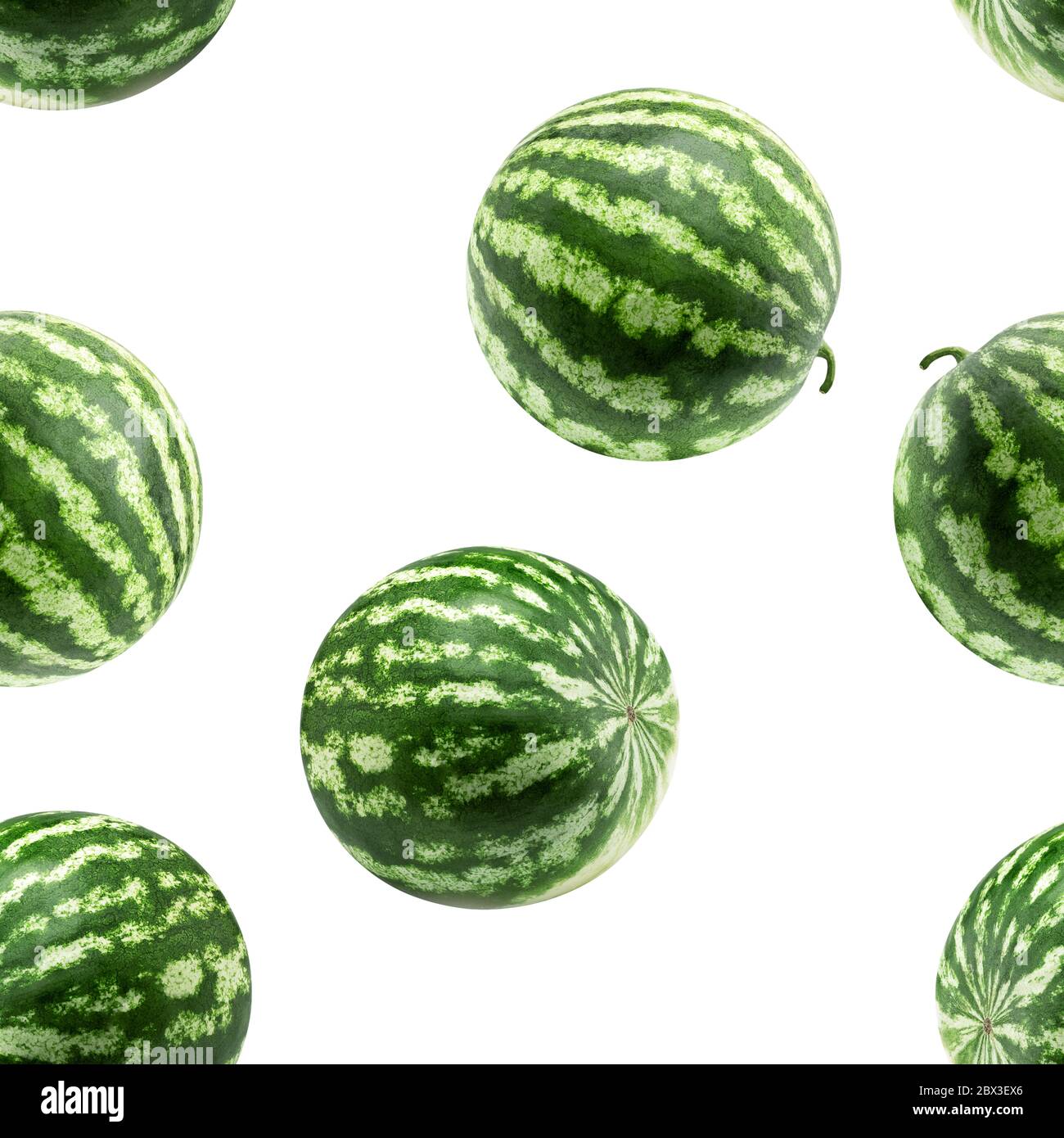 seamless pattern with watermelon on a white background Stock Photo - Alamy
