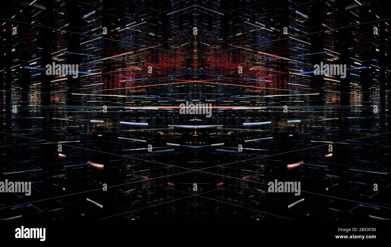 Abstract fractal illustration for creative design looks like modern ...